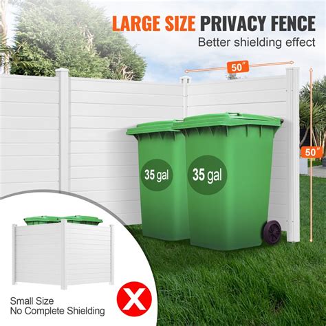 Vevor Outdoor Privacy Screens 50 W X 50 H Air Conditioner Fence