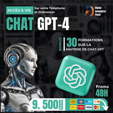 Accès illimité et à vie à CHATGPT 4 sur votre Téléphone et Ordinateur