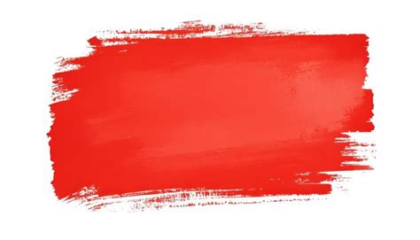 Red Rectangular Shape With Rounded Corners And Brush Texture Premium AI Generated Image