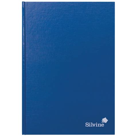 Silvine Feint Ruled Casebound Notebook A4 192 Pages Pack Of 6 Cba4