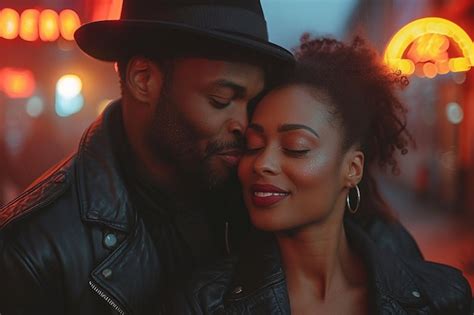 Premium Photo Medium Shot Of Man Kissing Girlfriend