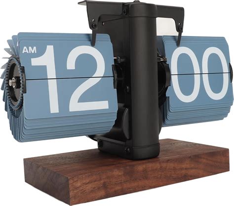 Flip Clock Single Sided Digital Flip Down Clock Retro Auto Mechanical