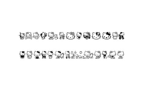 Hello Kitty Font Free Download Fonts Bee
