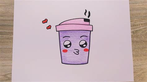 رسم للاطفالرسم كوب قهوةرسم كوب قهوة كيوترسم سهلتعليم الرسم Youtube