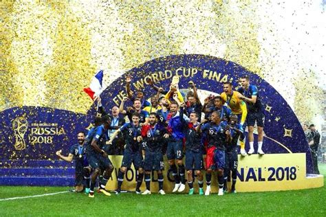 France Francaise Football Fifa World Cup Winners Russia 2018 Photograph
