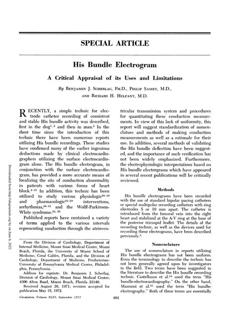 Pdf His Bundle Electrogram A Critical Appraisal Of Its Uses And Limitations