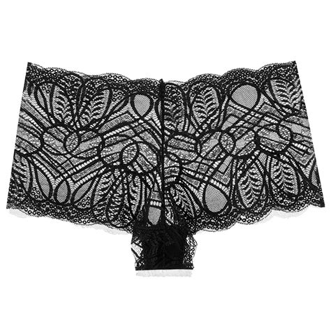 Seamless Underwear For Women High Waisted Panties Womens Sexy Lace Mid