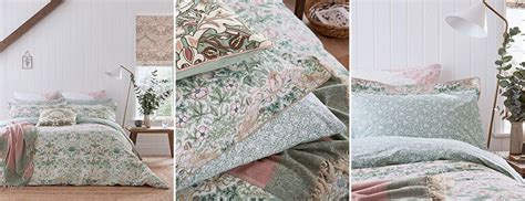 Morris Strawberry Thief Cochineal Pink Bedding Collection Wallpaper