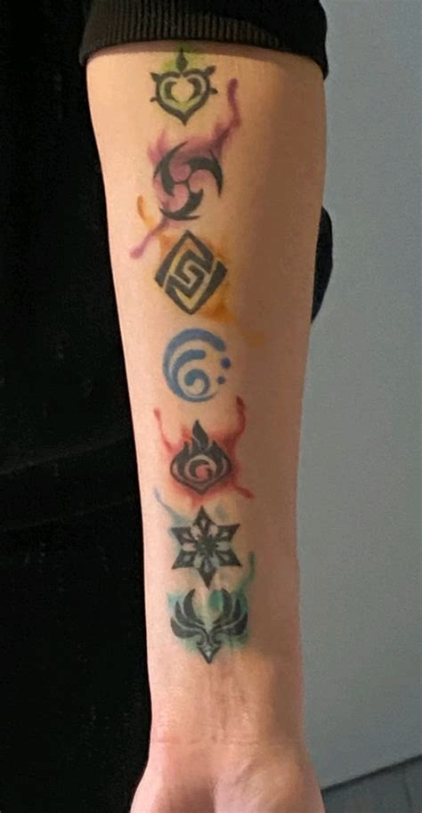 Awesome Tattoo Genshin Impact Hoyolab