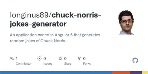 Github Longinus Chuck Norris Jokes Generator An Application Coded