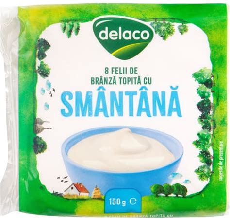 Delaco Branza Topita Felii Smantana