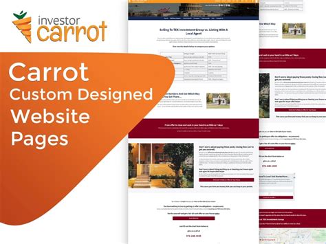 Investor Carrot Real Estate Agent And Investor Full Website Design Upwork