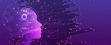 Quantum Processing Deep Learning Artificial Intelligence Stock Vector Illustration Of