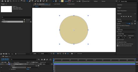 How To Get Ellipse Tool In After Effects