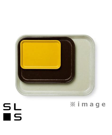 No Brand（ノーブランド）の「cambro キャンブロ カムトレー スクエア Lサイズ イエロー 350×270mmトレー グラス