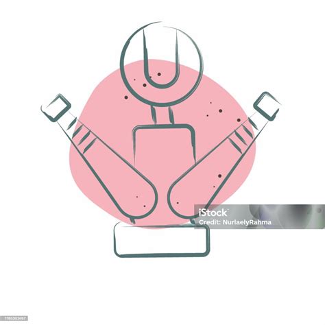 아이콘 트로피 야구 기호와 관련이 있습니다 색상 별점 스타일 심플한 디자인 편집 가능 간단한 일러스트레이션 Championship에 대한 스톡 벡터 아트 및 기타 이미지