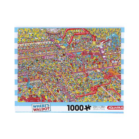 Wheres Waldo Cake Factory 1000 Piece Jigsaw Puzzle Multi Color 1000