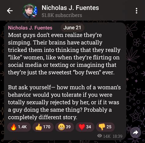 Nick Fuentes Gives The Groypers A Lesson On The Fairer Sex R Gammasecretkings