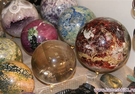 Выставки сувениров и изделий из натурального камня от мастерской Камешки