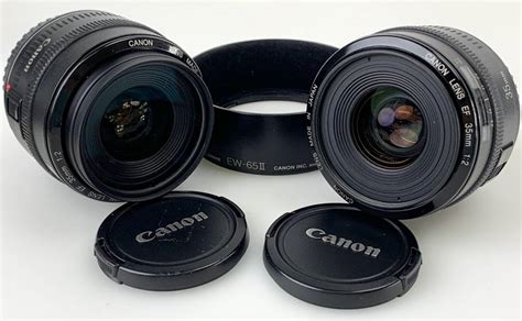 Yahoo!オークション - Canon キャノン キヤノン LENS EF 35mm 1 2 2点...