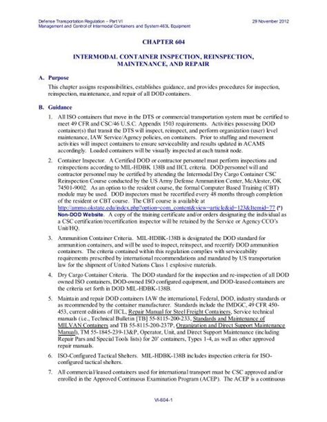 Guid For Open Top Container Equipment Inspection Pdf Pdf 44 Off