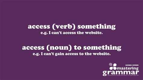 Access Something Or Access To Something Mastering Grammar