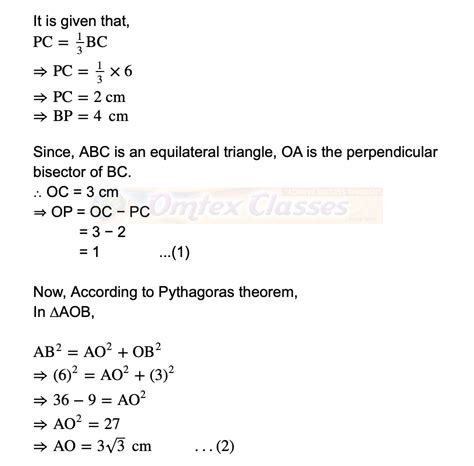 Education Problem Set 2 Pythagoras Theorem Maths Ii Ssc 10th