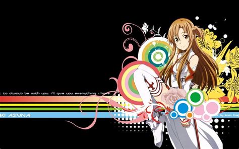 Illustration Anime Sword Art Online Yuuki Asuna Cartoon Screenshot