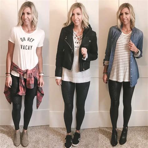 4 Ways To Style Faux Leather Leggings The Haute Homemaker