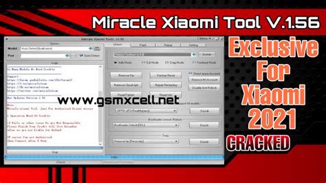 GSMXCELL Tool Update Download Miracle Xiaomi Tool V