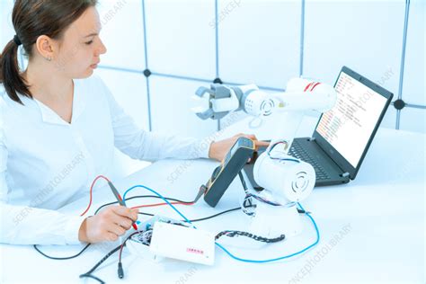 Scientist Researching Robotic Systems Stock Image F0424656