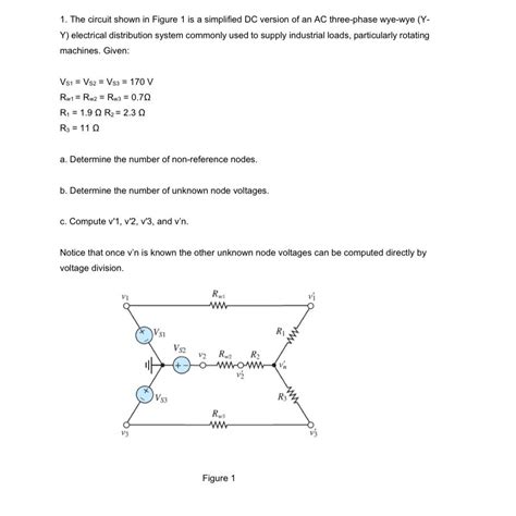 Solved The Circuit Shown In Figure 1 Is A Simplified DC Chegg