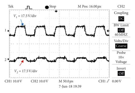 Input V1 And Output V2 Voltages Of The Icpt System At 15 Cm Air Gap