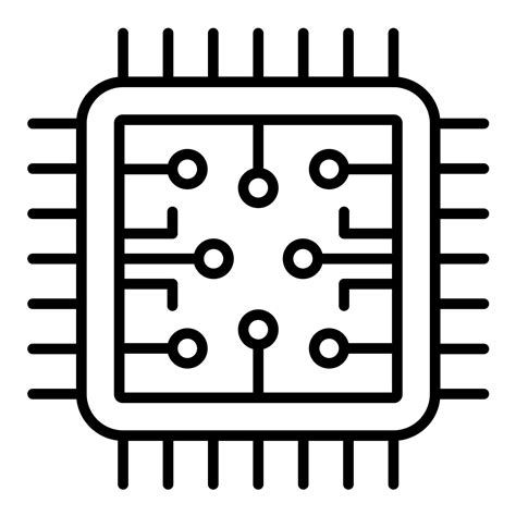 Chip Vector Icon 21645093 Vector Art At Vecteezy