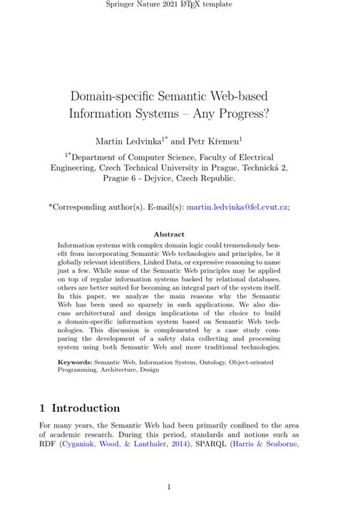 pdf domain specific semantic web based information systems any