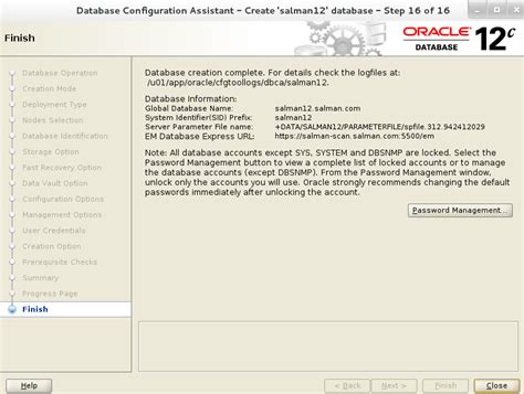 creating a real application cluster rac 12c database using dbca