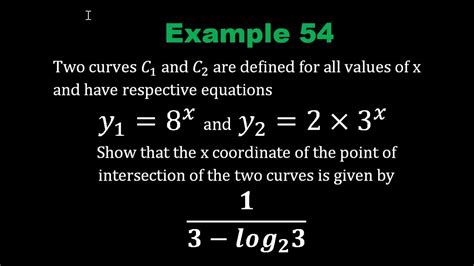 Logarithms Example 54 Youtube