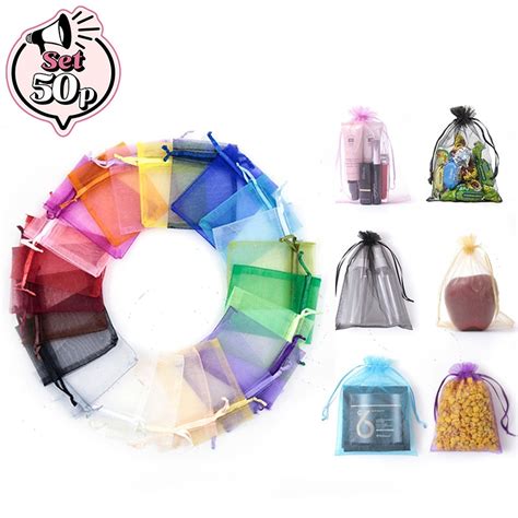 파티·이벤트용품 예쁜 포장지 선물 포장 용품 포푸리 망사주머니 무지 L13 18cm 50p 오늘의집 쇼핑