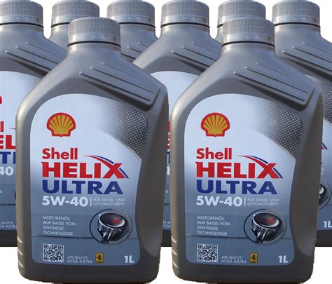 Shell 5W-40 Helix Ultra kaufen 8 X 1 Liter - Motoröl günstig kaufen!