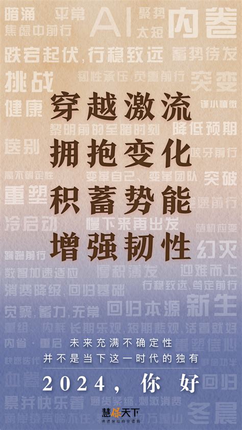 拥抱变化增强韧性丨2024你好