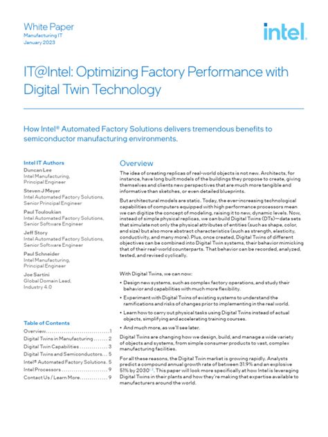 1 5 Dt Optimizing Factory Performance With Digital Twin Technology