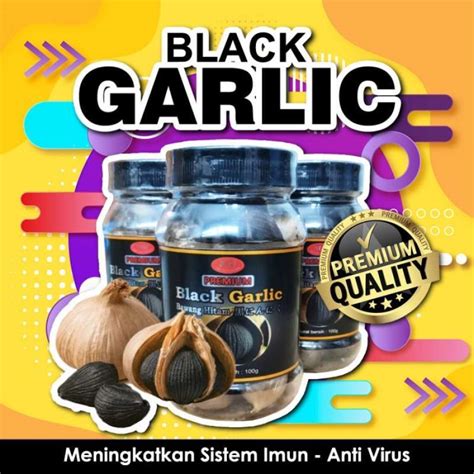 Promo Obat Daya Tahan Tubuh Ampuh Suplemen Daya Tahan Black Garlic For Lungs Diskon Di