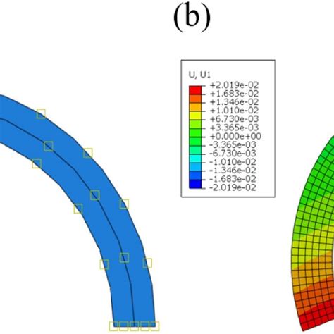 Finite Element Model A Initial State B Contour Plots Of