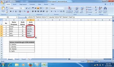 Fungsi Logika If Pada Microsoft Excel Belajar Bersama Manajemen