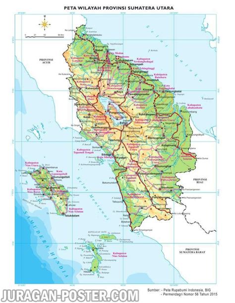 34 Peta Provinsi Sumatera Utara Yang Indah