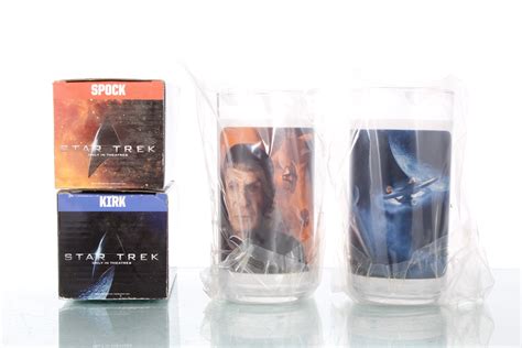 Lot 2 Burger King Star Trek Glasses