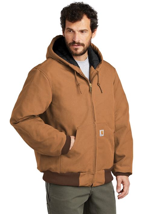 Carhartt Quilted Flannel Lined Duck Active Jacket Embroidery Supply Shop