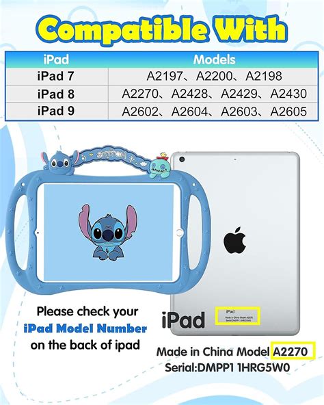 Case For Ipad Th Th Th Generation Inch Kawaii Cute Cartoon Character D Design Soft