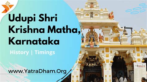 Udupi Krishna Temple Timings And History Festival Sevas Pooja Booking