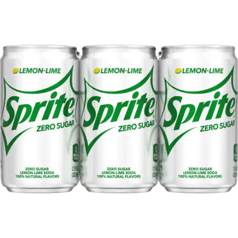 Sprite Zero Mini Cans 24 7 5oz Cans Spritez7 5